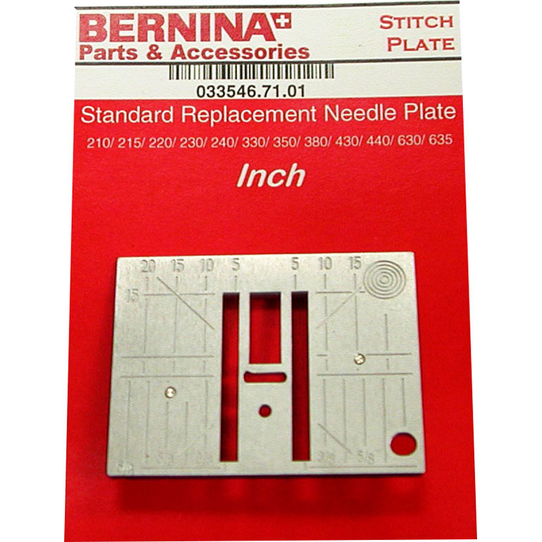 Bernina – Stitch Plate – Standard Stitch Plate – 210-635 – 5.5mm – Inch ...