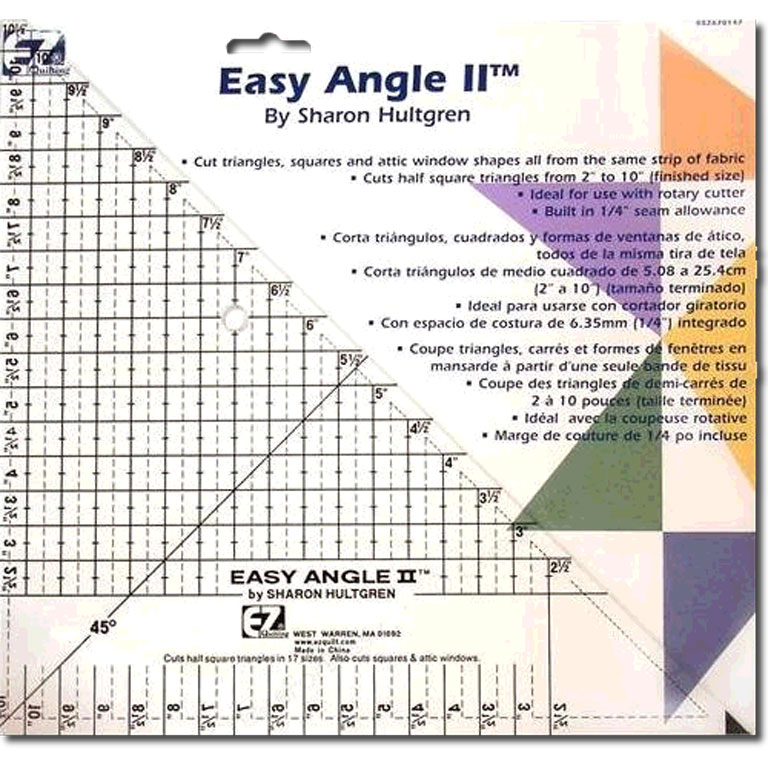 Ruler – EZ Quilting – Easy Angle II – My Sewing Room