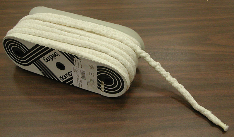 Piping Filler Cord – White – 15mm wide – sold by the metre – My Sewing Room