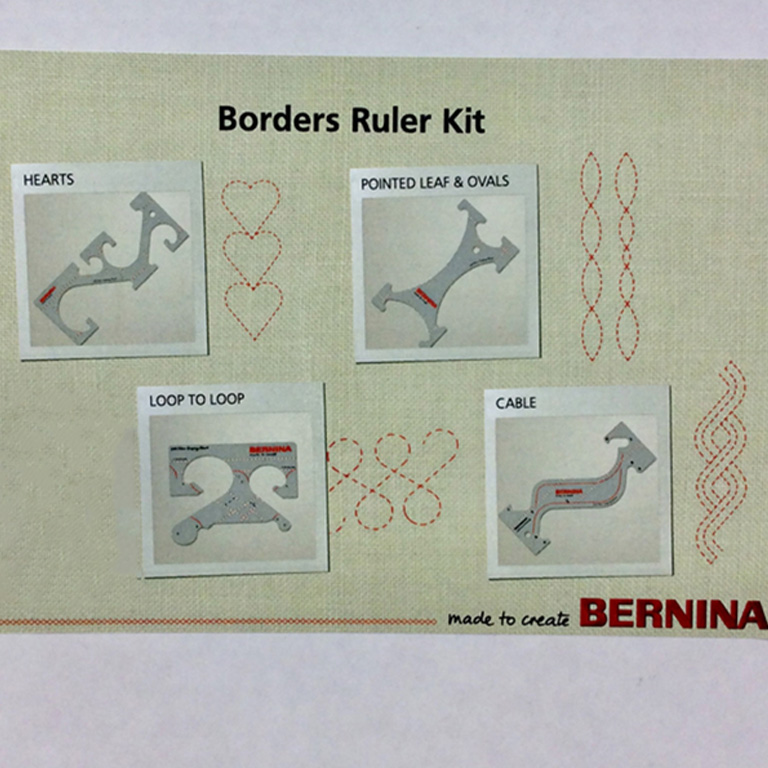 Bernina – Accessory – Border Ruler Kit – 4 pcs – My Sewing Room