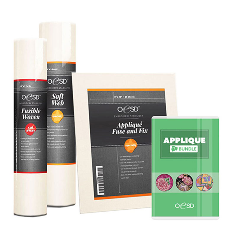 OESD – Bundle – Applique – Stabilizers & CD – My Sewing Room